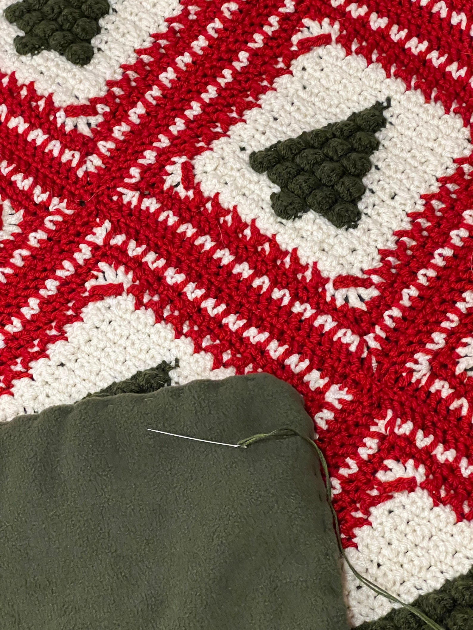 Vintage Inspired Christmas Tree Afghan Crochet Pattern PDF Instant ...