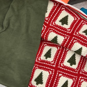Christmas Tree Afghan Crochet Pattern: Vintage Holiday Blanket (PDF ...