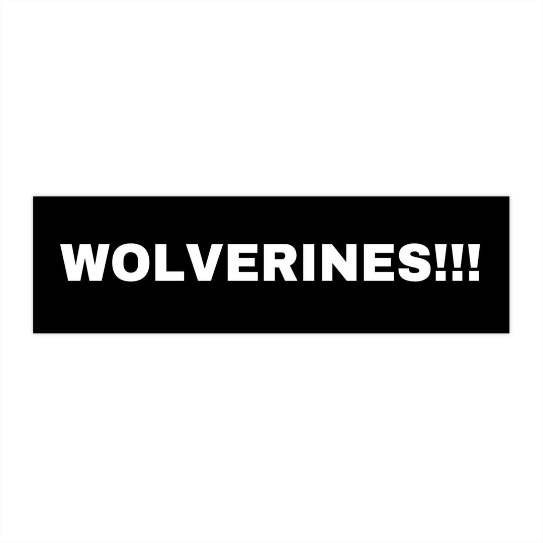 Wolverines Bumper Stickers, Red Dawn Movie Decal, 80's Movies Car ...