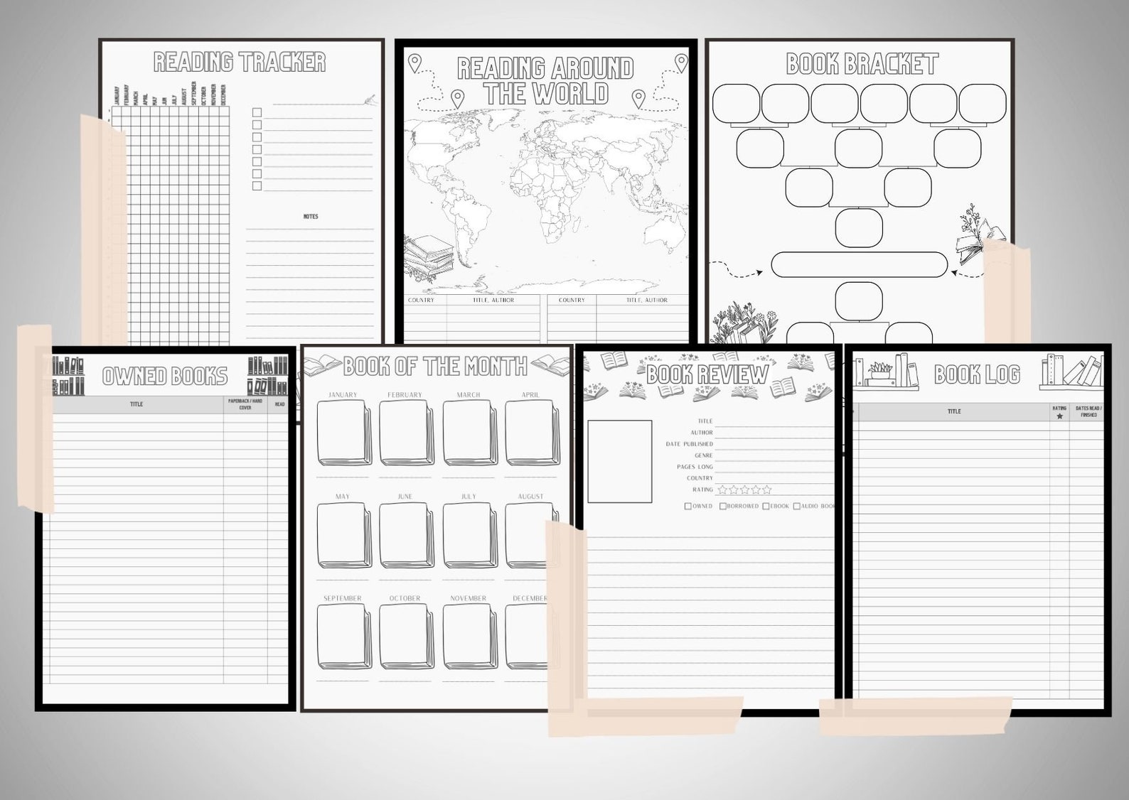 Printable Colouring Reading Tracker - Etsy