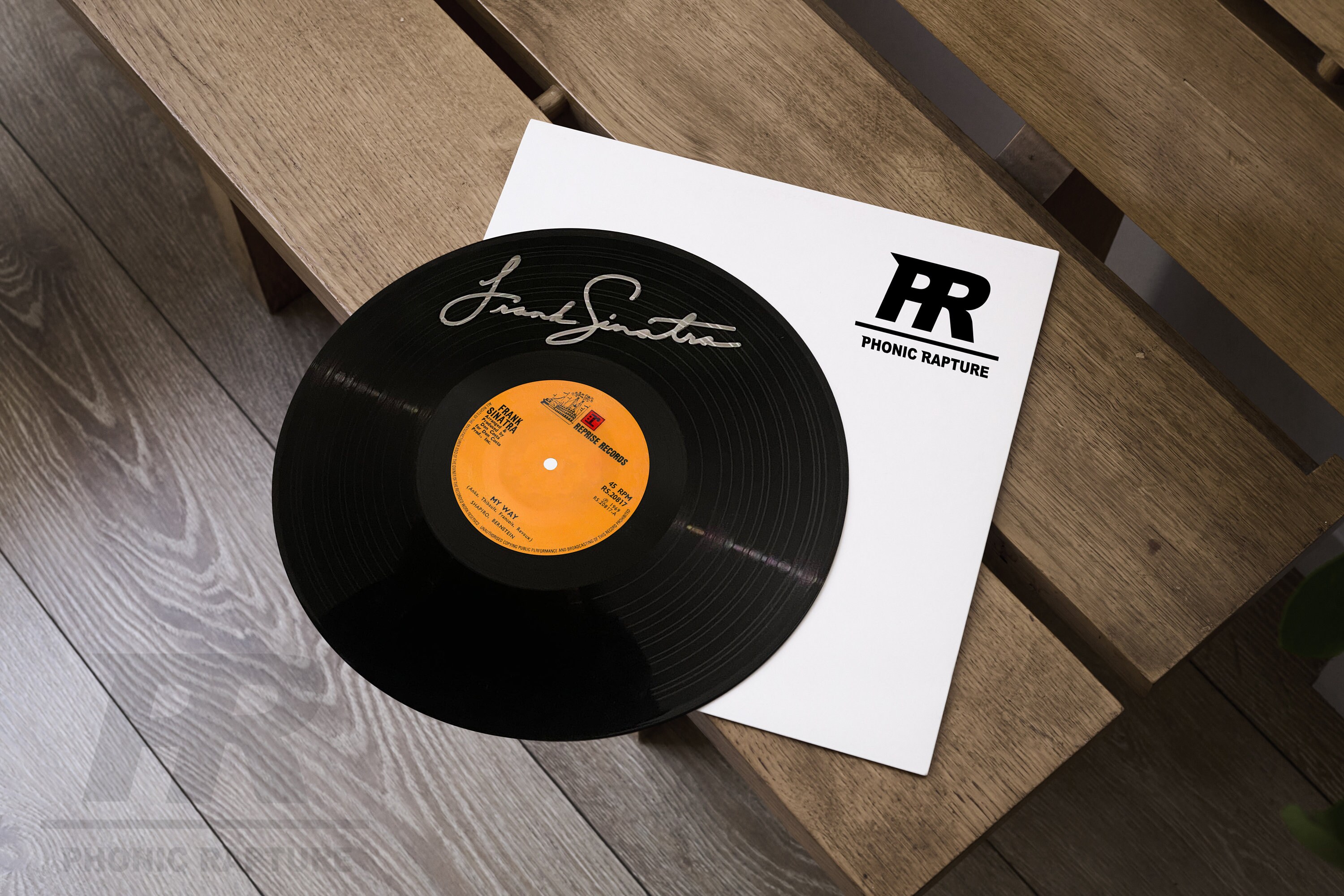 Frank Sinatra My Way Signed LP Record Signed Vinyl Record 12 ...