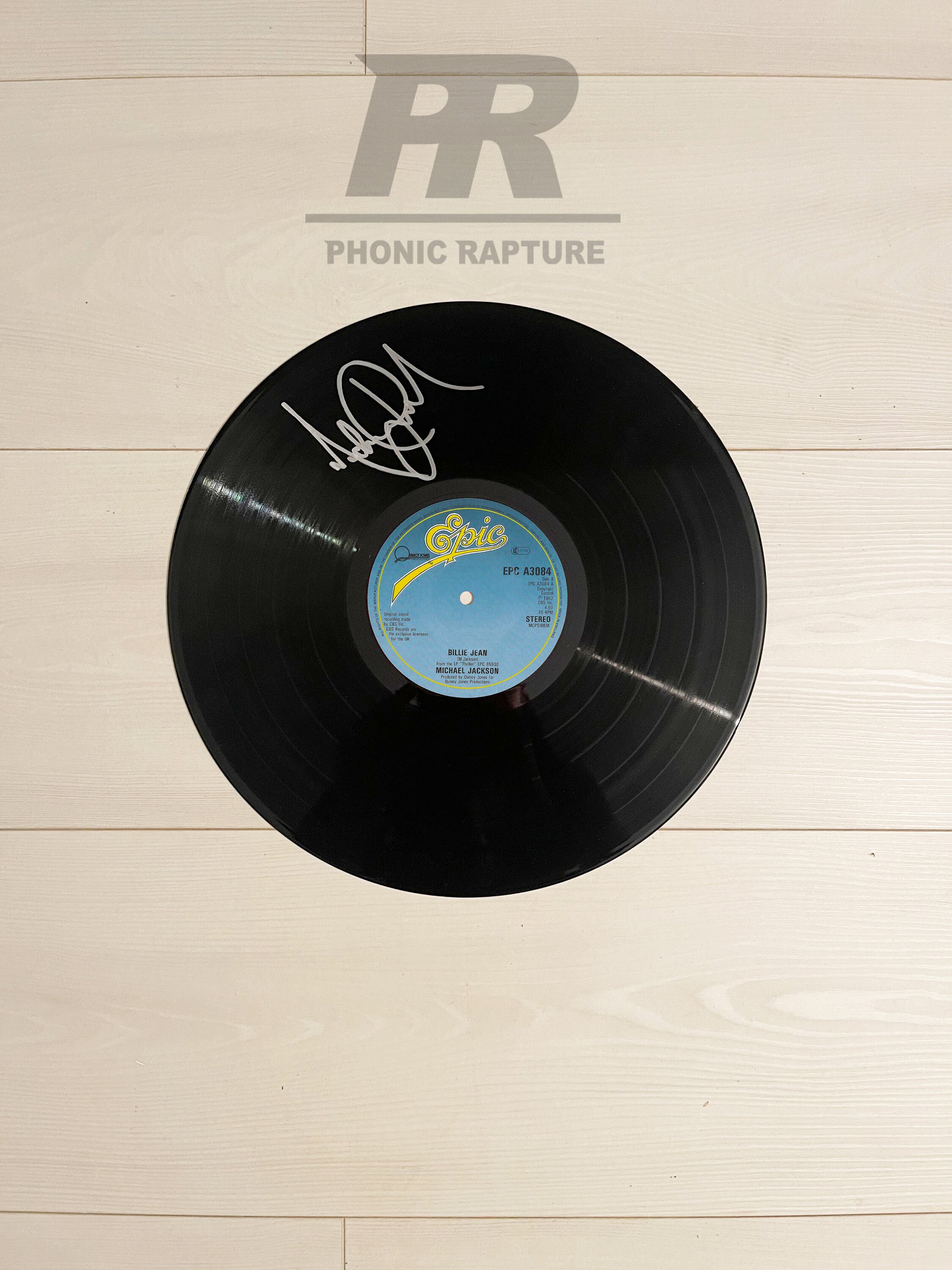 Michael Jackson Billie Jean Signed LP Record Signed Autographed ...