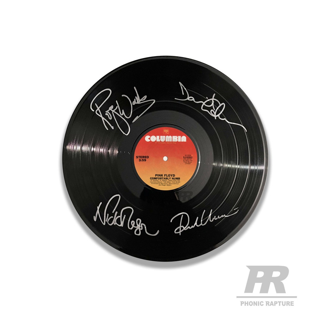 Pink Floyd Comfortably Numb Signed LP Record Signed Vinyl Record 12 ...