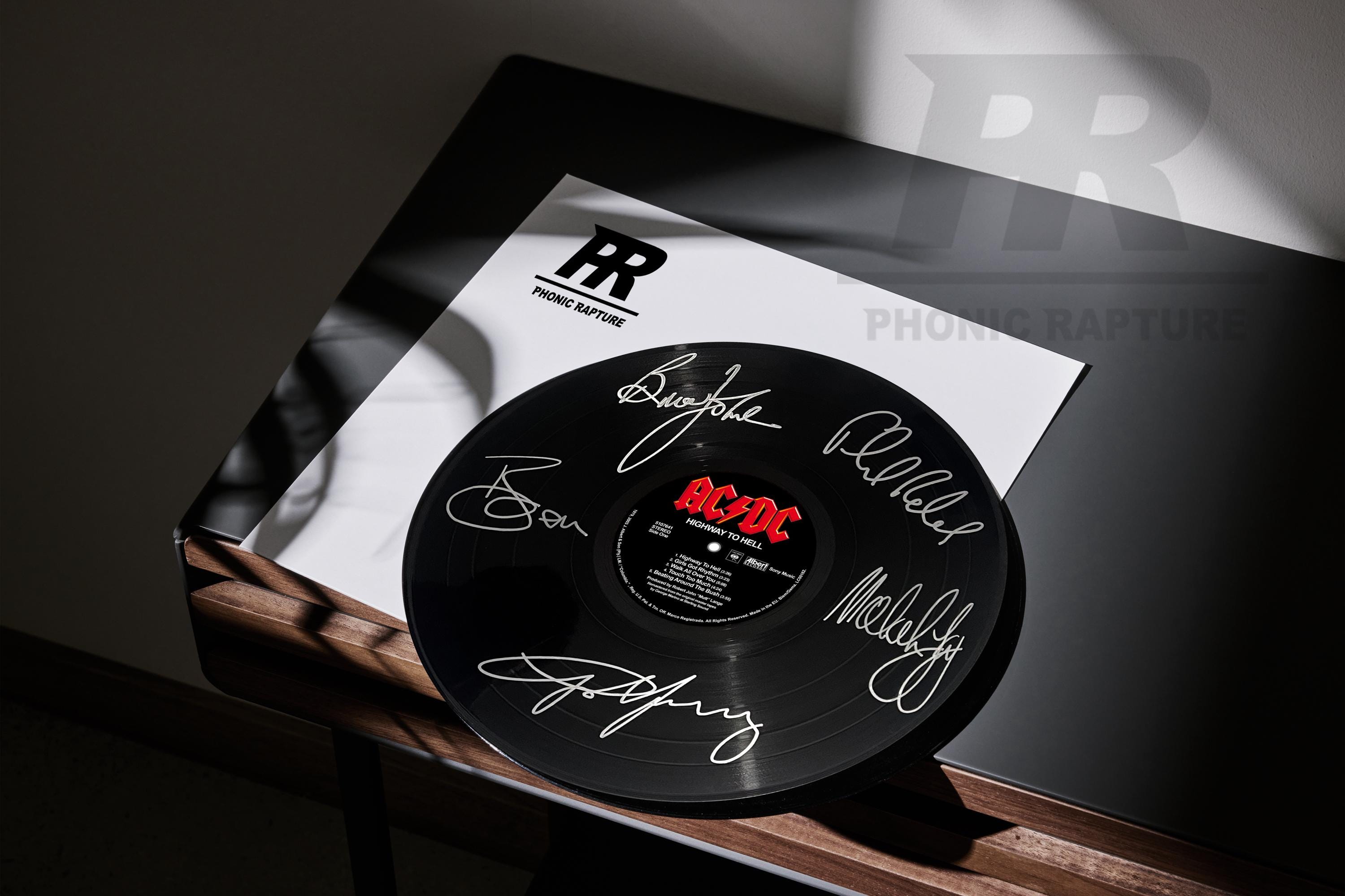 ACDC High Way to Hell Signed LP Record Signed Vinyl Record 12 ...