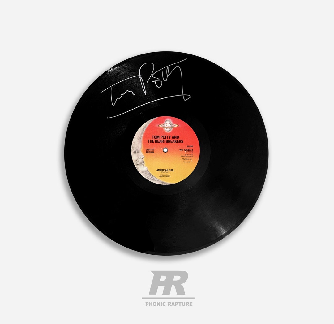 Tom Petty American Girl Signed LP Record Signed Vinyl Record 12 ...