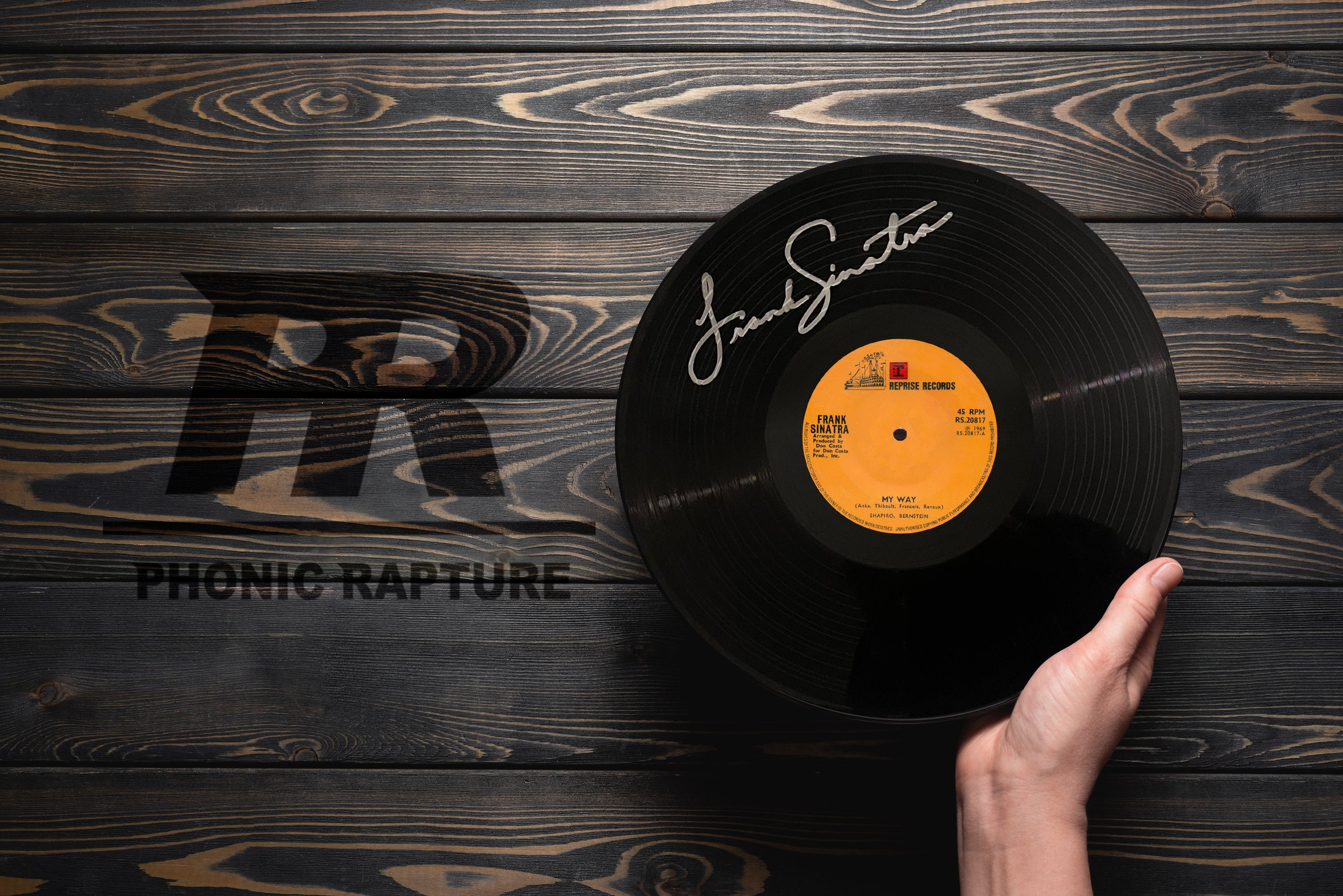 Frank Sinatra My Way Signed LP Record Signed Vinyl Record 12 ...
