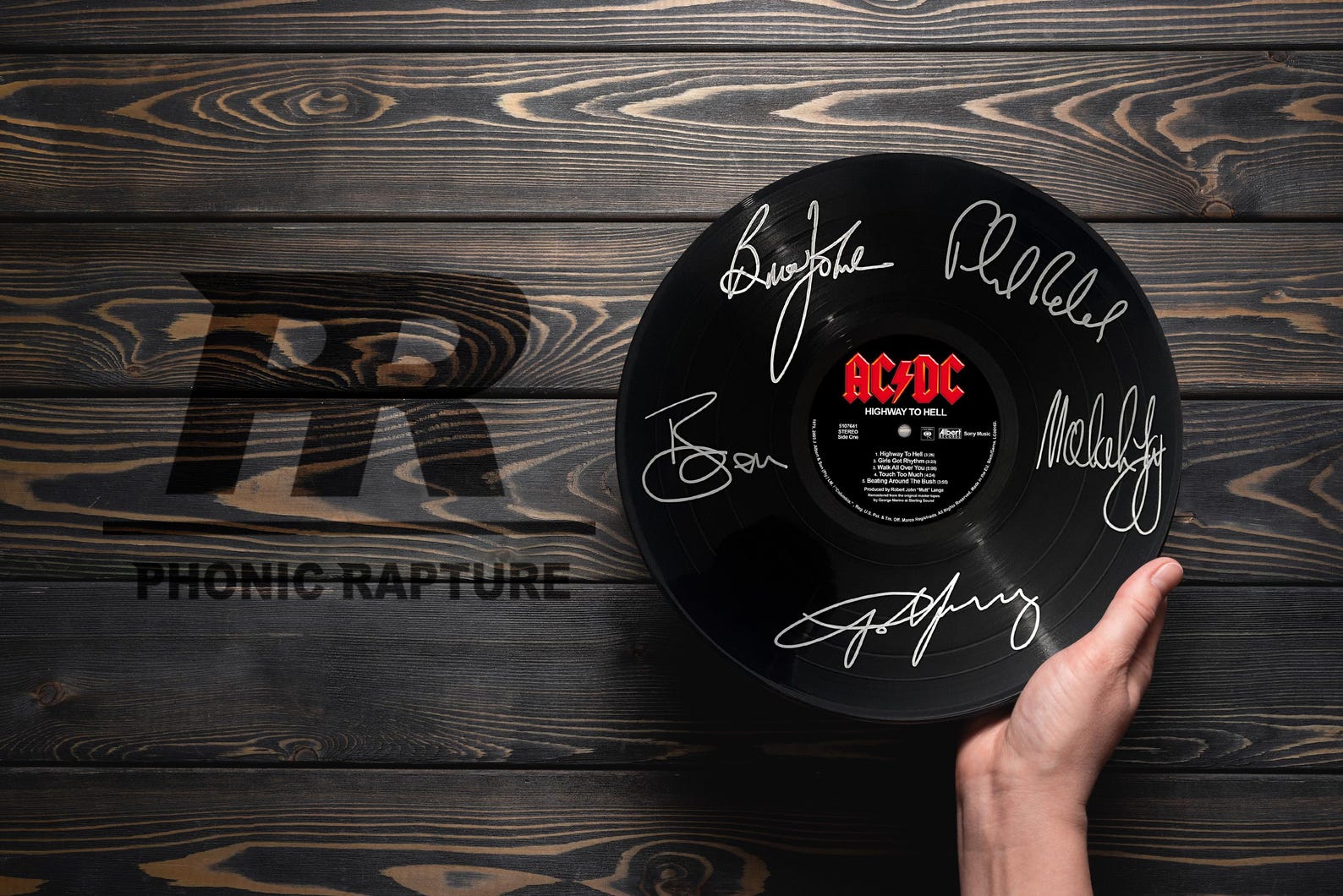 ACDC High Way to Hell Signed LP Record Signed Vinyl Record 12 ...