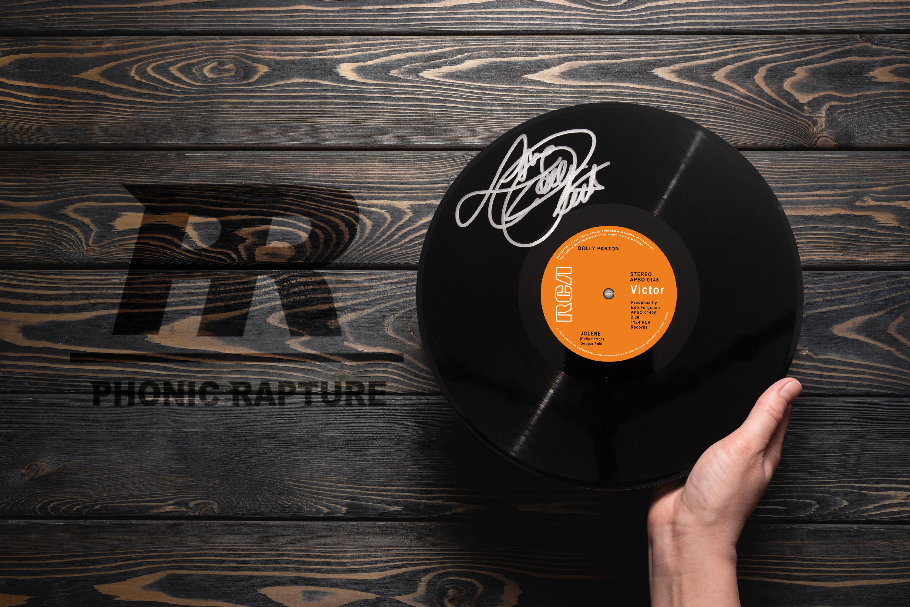 Dolly Parton Jolene Signed LP Record Signed Vinyl Record 12 Autographed ...