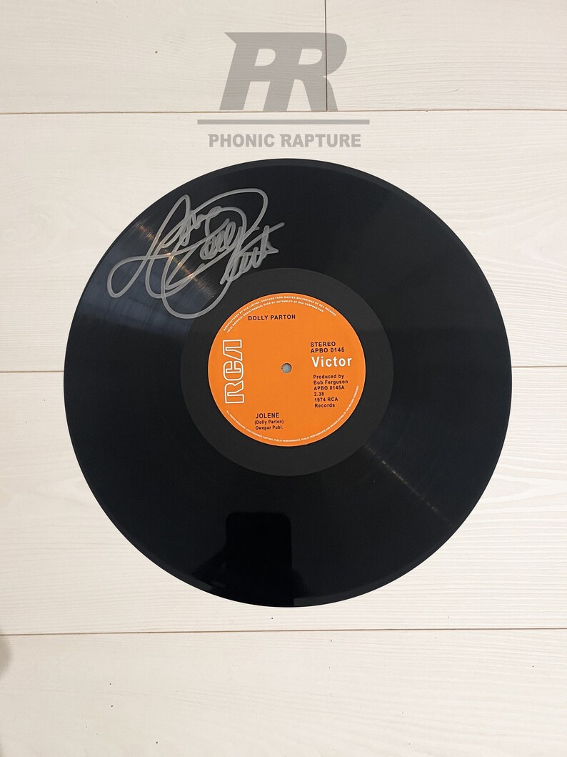 Dolly Parton Jolene Signed LP Record Signed Vinyl Record 12 Autographed ...