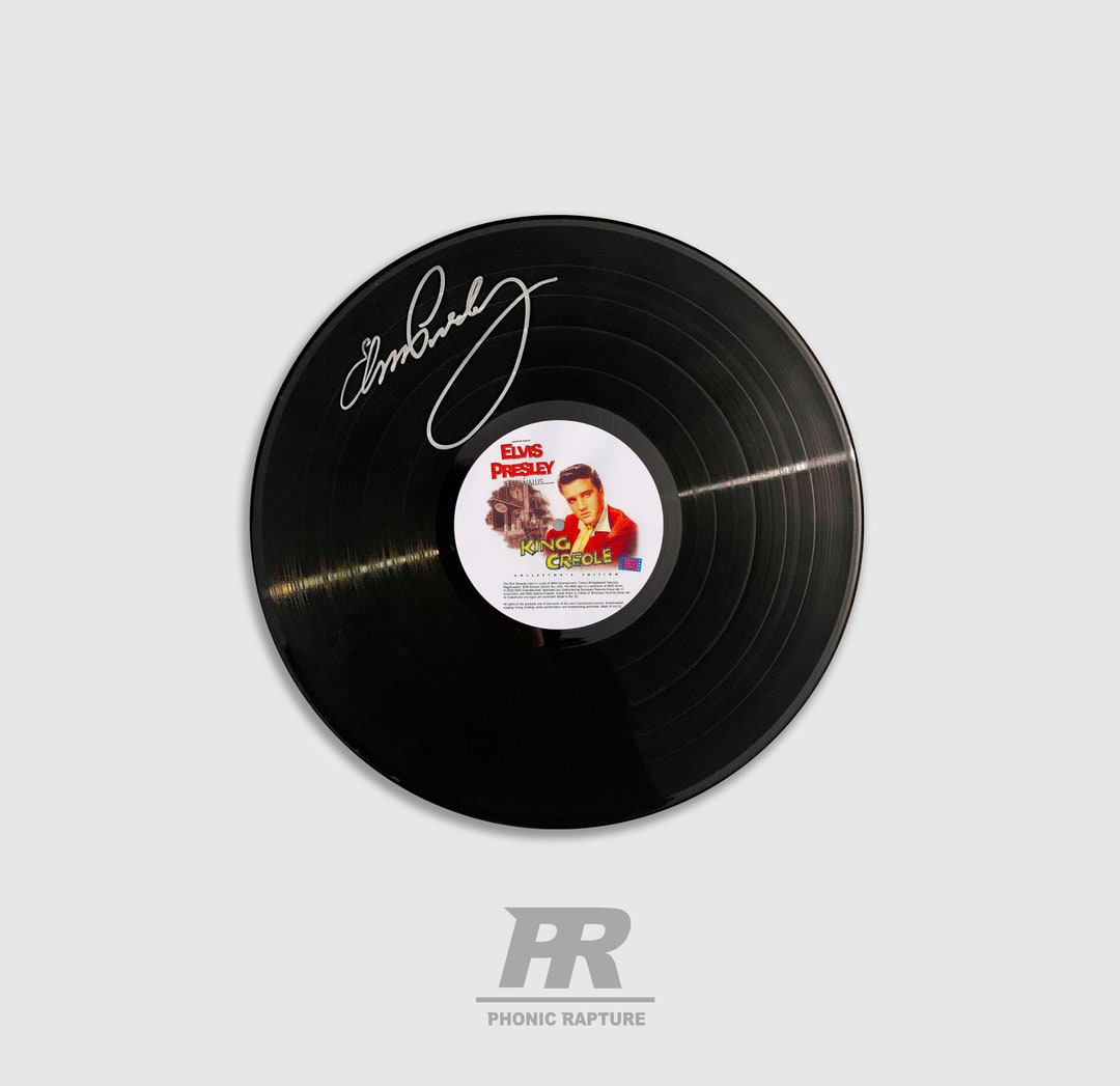 Elvis Presley King Creole Signed LP Record Signed Memorabilia ...