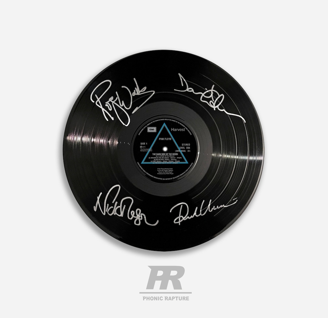 Pink Floyd the Dark Side of the Moon Signed LP Record Signed Vinyl 12 ...