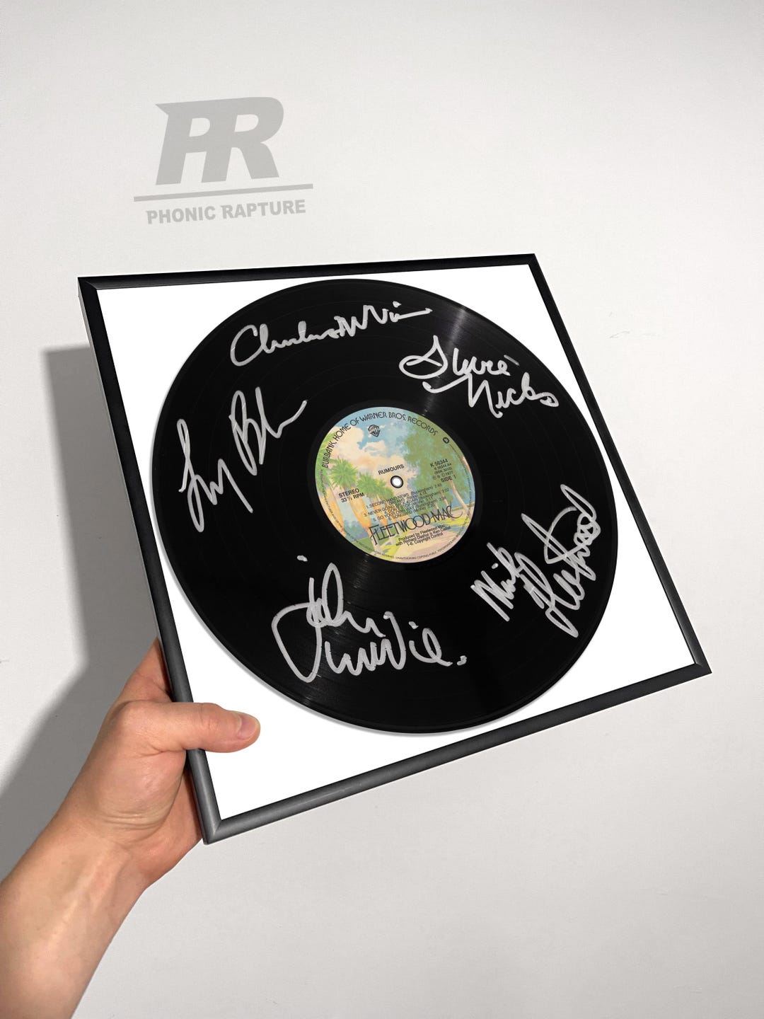 Fleetwood Mac Rumours Autographed LP Record Signed Vinyl Record 12 ...