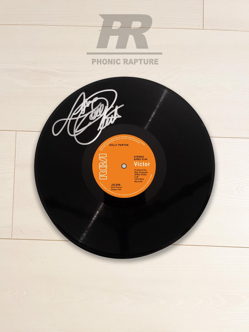 Dolly Parton Jolene Signed LP Record Signed Vinyl Record 12 Autographed ...