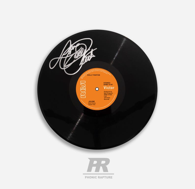 Dolly Parton Jolene Signed LP Record Signed Vinyl Record 12 ...