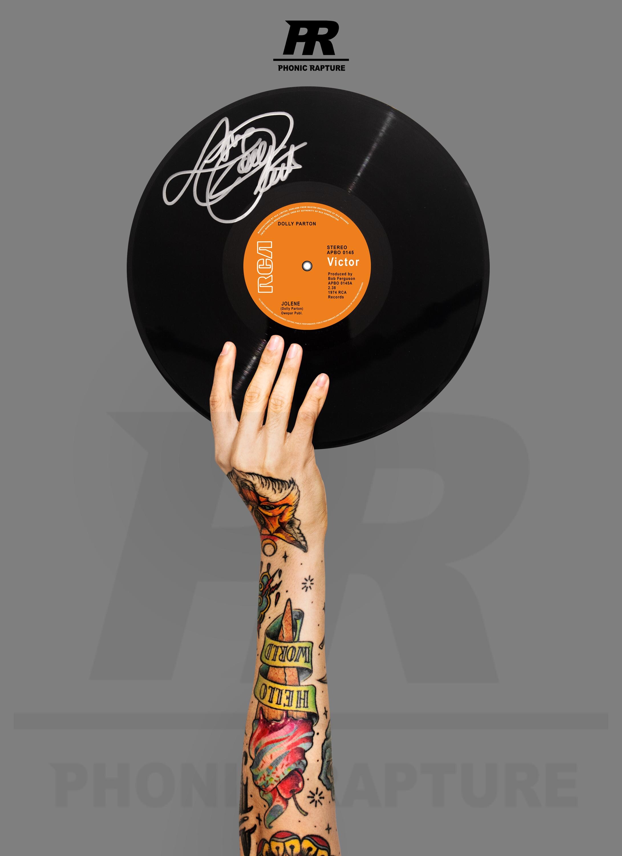 Dolly Parton Jolene Signed LP Record Signed Vinyl Record 12 Autographed ...