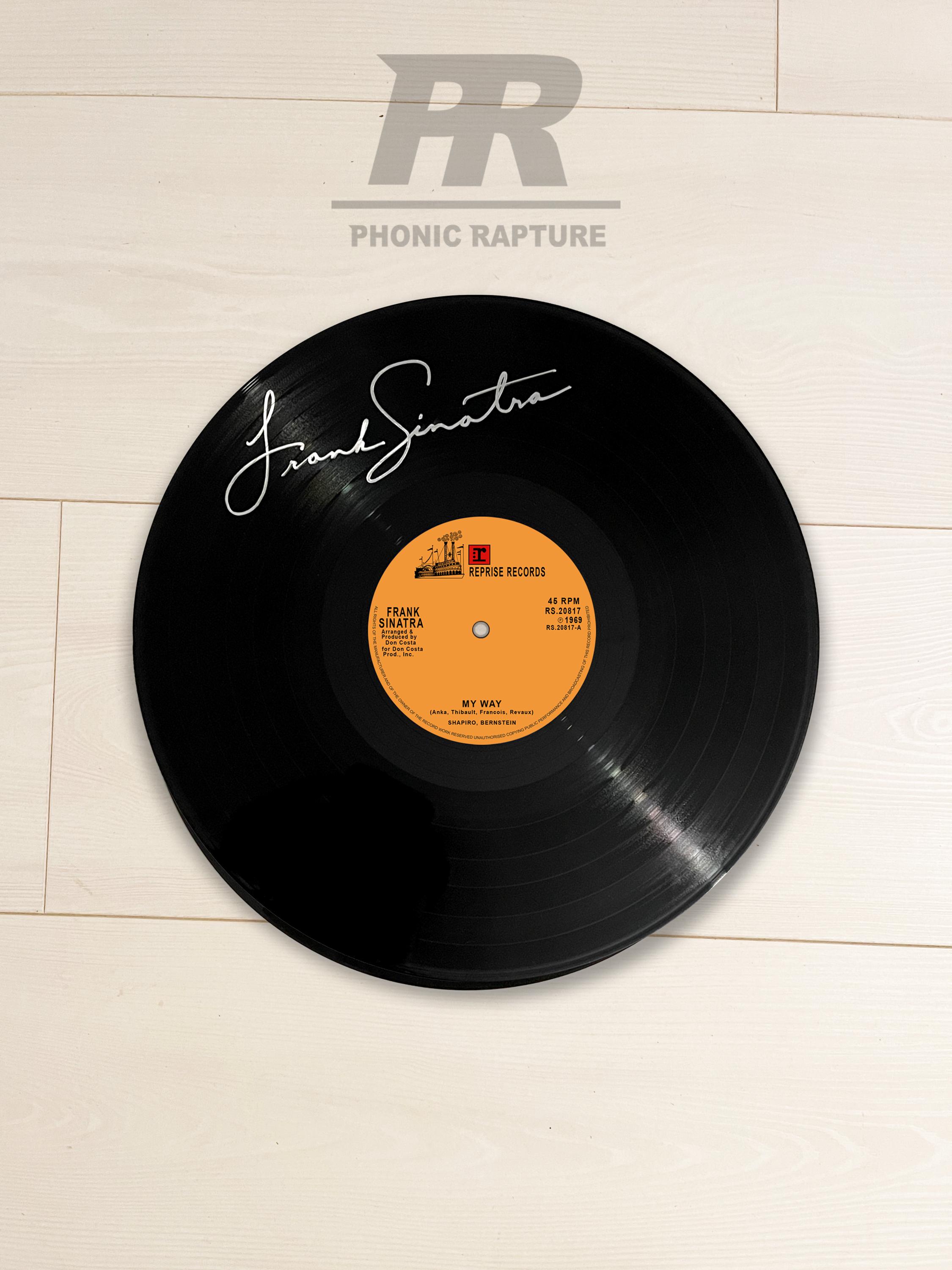 Frank Sinatra My Way Signed LP Record Signed Vinyl Record 12 ...