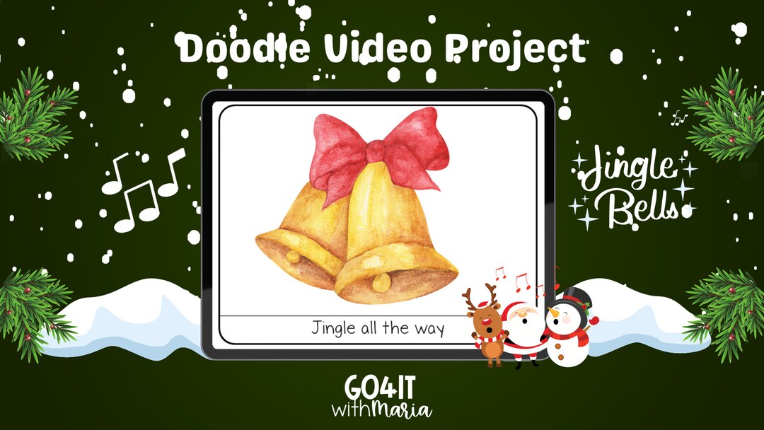 Jingle Bells Doodle Fun Video Project: Spark Creativity This Holiday ...