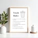 Employee Break Room Trash Rules Sign | Workplace Cleanliness Poster ...