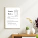 Employee Break Room Trash Rules Sign | Workplace Cleanliness Poster ...