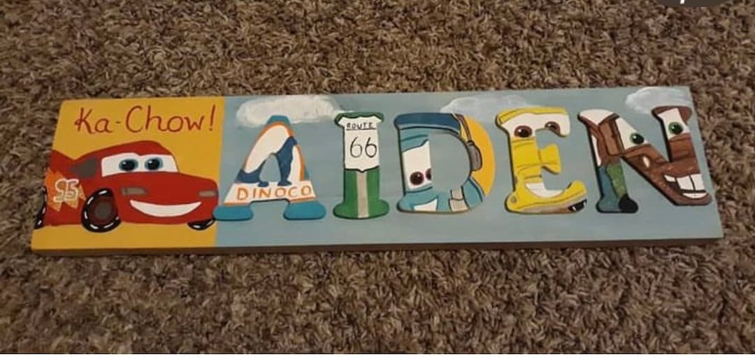 Cars Theme Sign - Etsy