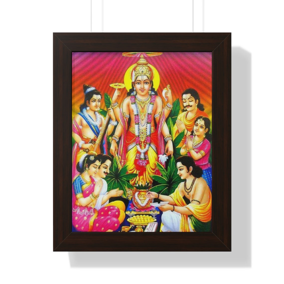 Sathyanarayana Swami Photo Frames, Sathyanarayana Homa, House Warming ...
