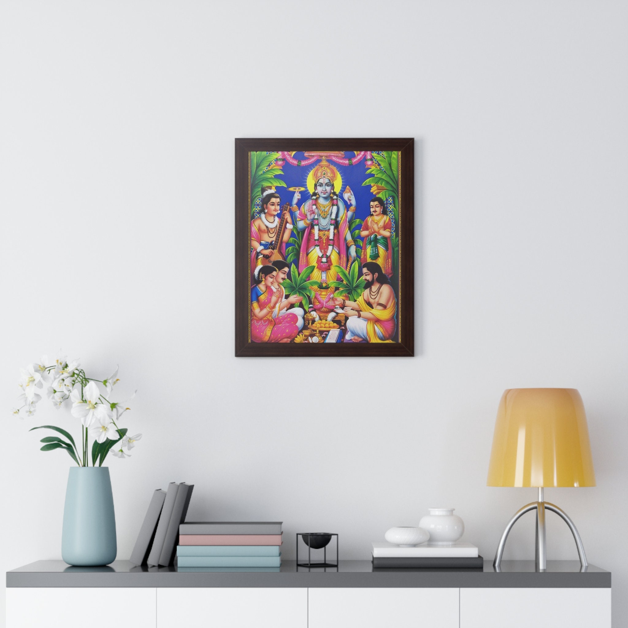 Sathyanarayana Swami Photo Frames, Sathyanarayana Homa, House Warming ...