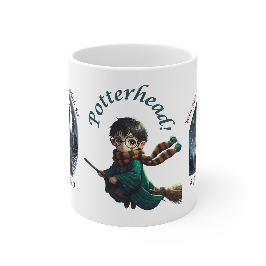 Potterhead Mugs, Quidditch, Firebolt, Snitch, Hedwig, Harry, Hermione ...