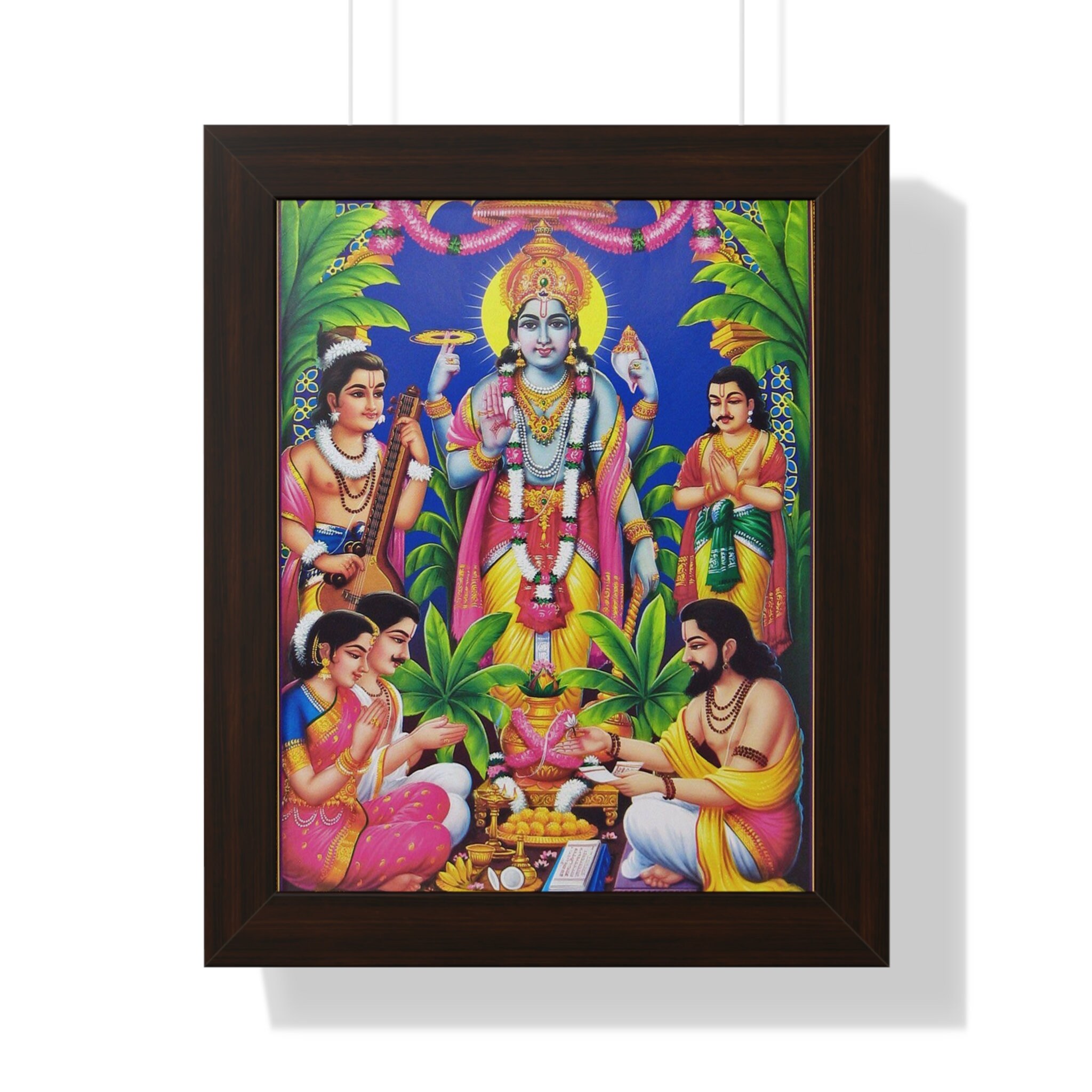 Sathyanarayana Swami Photo Frames, Sathyanarayana Homa, House Warming ...