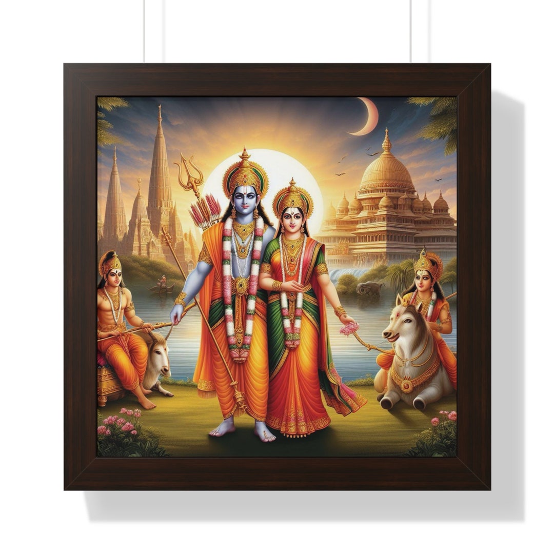 Sita Ram Photo Frames, Jai Shri Ram Photo Frame, Ayodhya Ram Photo, Sri ...