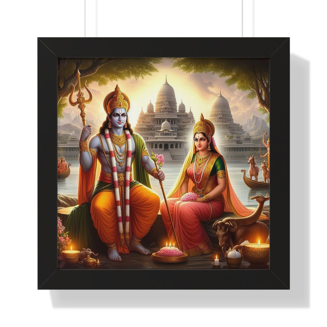 Sita Ram Photo Frames, Jai Shri Ram Photo Frame, Ayodhya Ram Photo, Sri ...