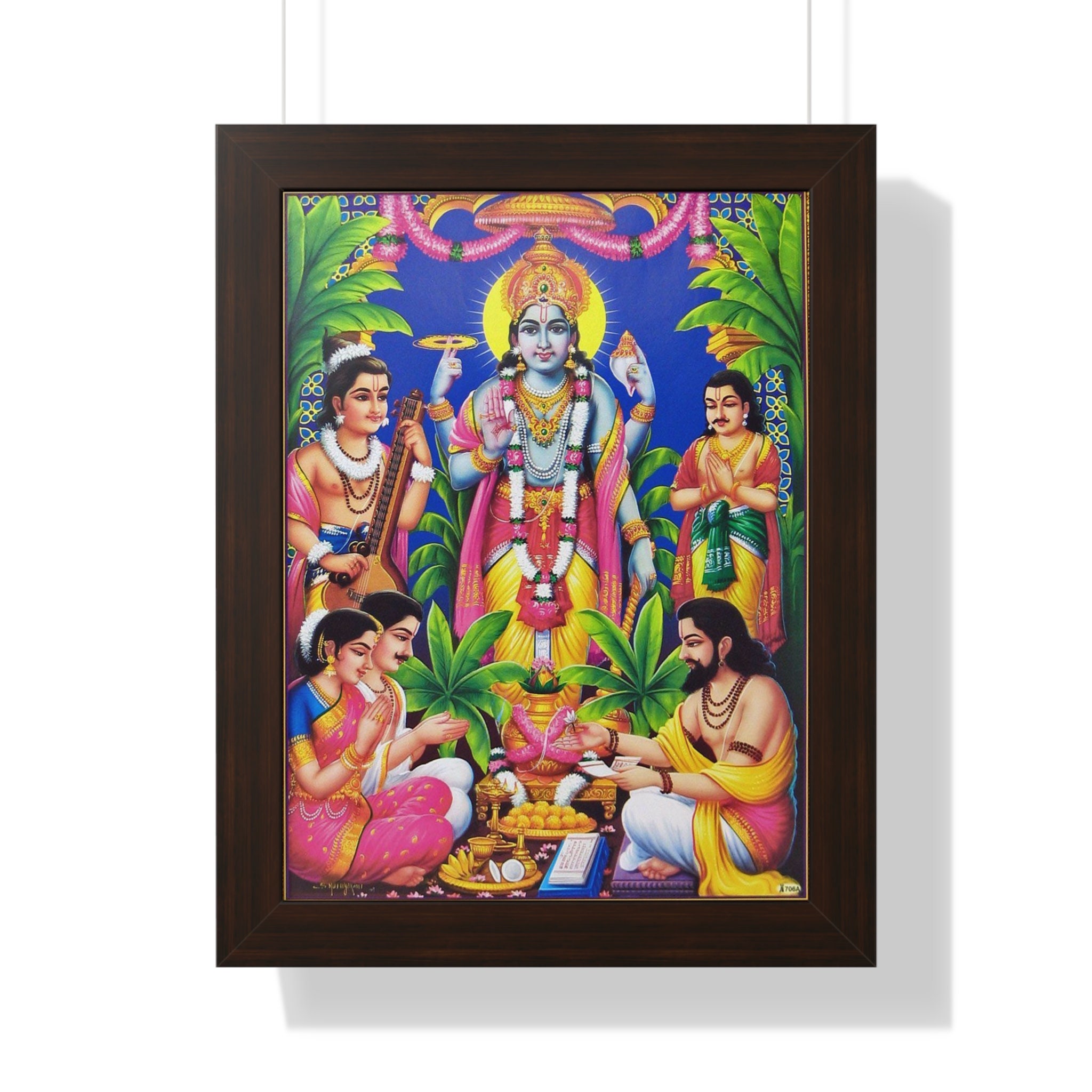 Sathyanarayana Swami Photo Frames, Sathyanarayana Homa, House Warming ...