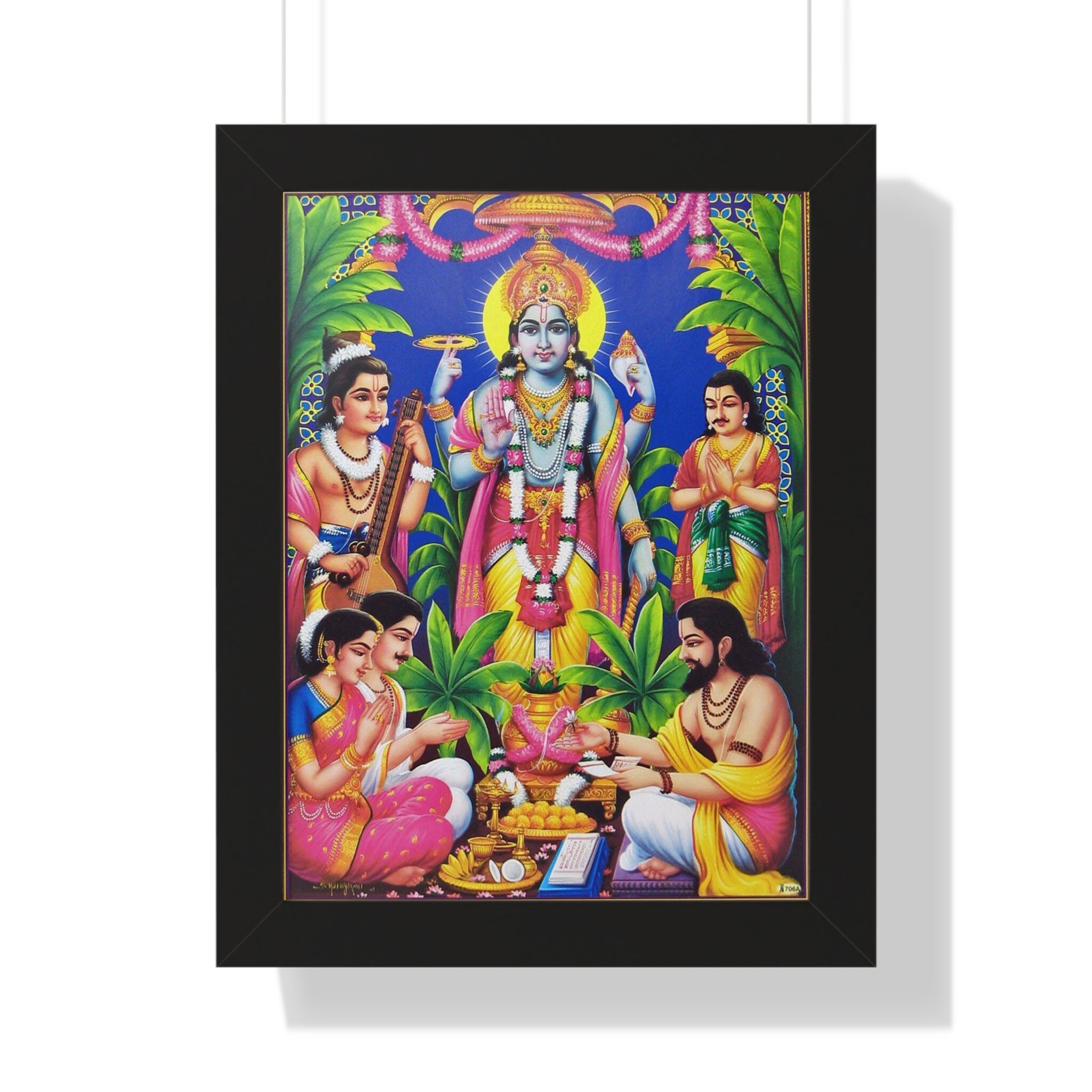 Sathyanarayana Swami Photo Frames, Sathyanarayana Homa, House Warming ...