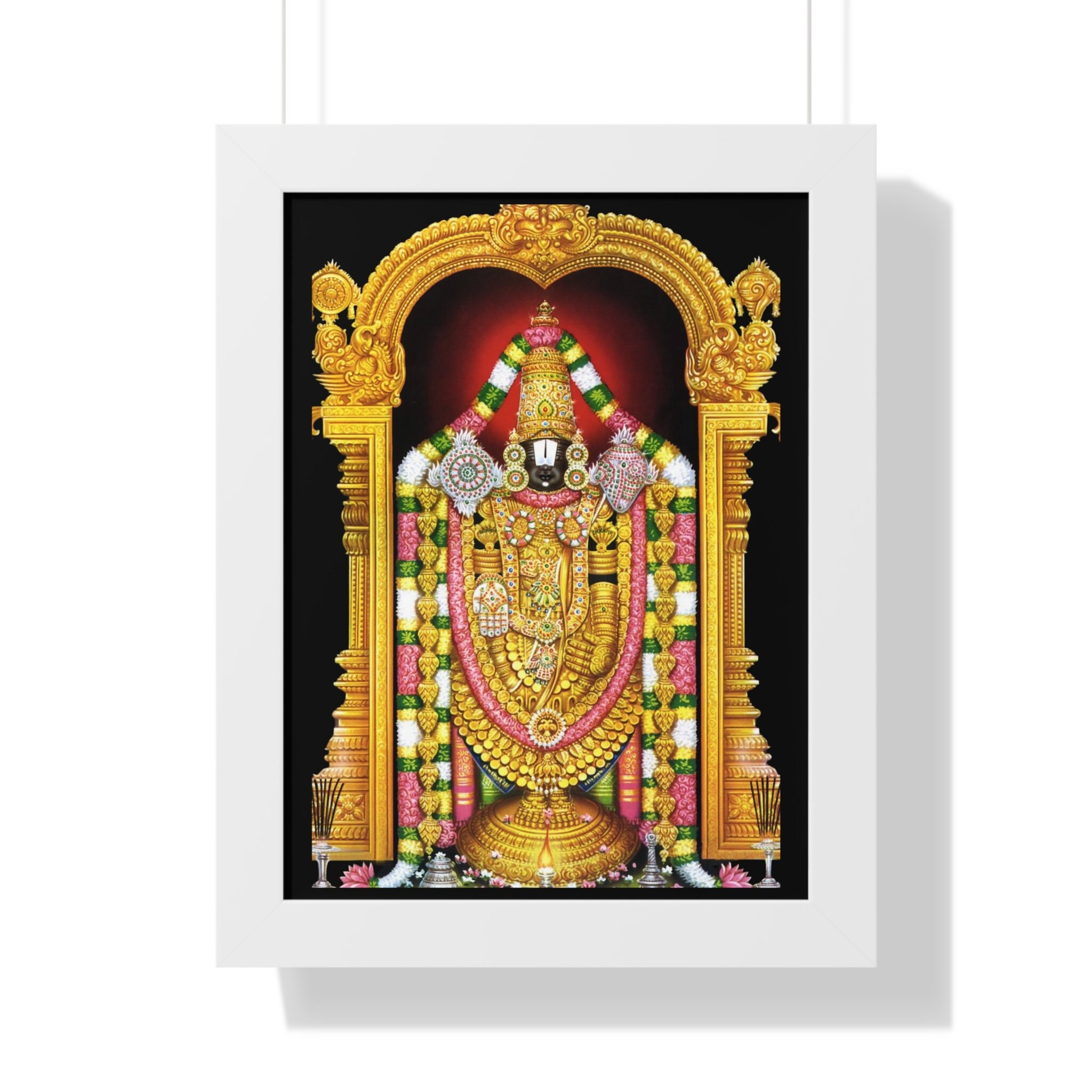 Tirupati Balaji Photo Frame, Tirupati Tirumala God, Vishnu, Govinda ...