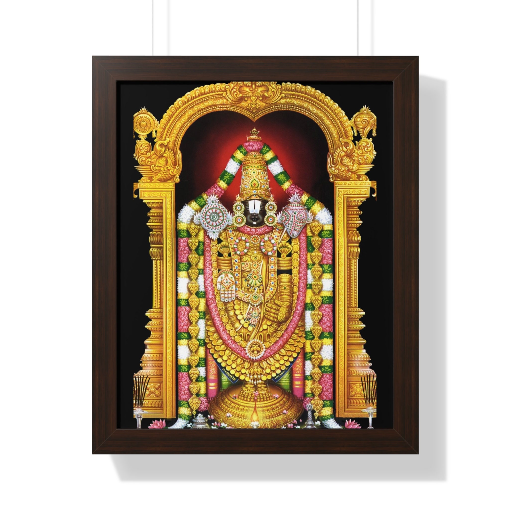Tirupati Balaji Photo Frame, Tirupati Tirumala God, Vishnu, Govinda ...