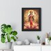 Goddess Maha Lakshmi Photo Frame, Laxmi God, Mahalakshmi, Framed Photo ...