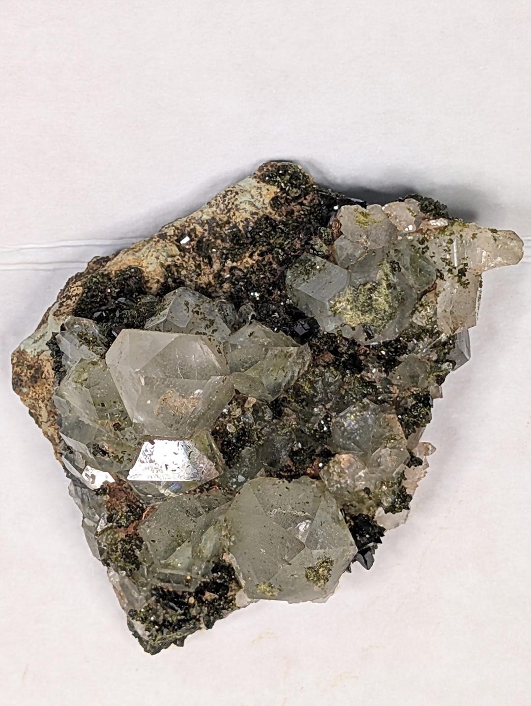 Epidote Quartz Specimen | Dream Quartz | Forest Quartz | Dream Quartz ...
