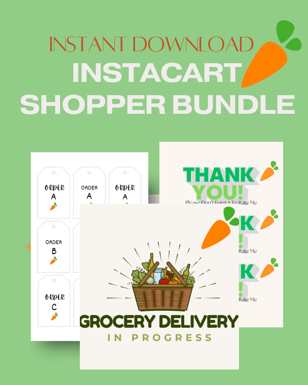 Ultimate Instacart Grocery Shopper Bundle, Shopper Aid Instacart ...