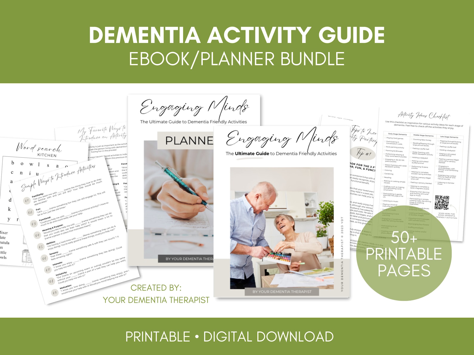 Dementia Friendly Activity Bundle Dementia Alzheimer's Memory Games ...