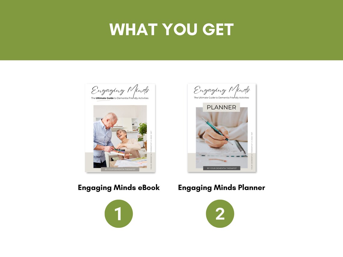 Dementia Activity Guide: Ebook & Planner Bundle (digital Download) - Etsy