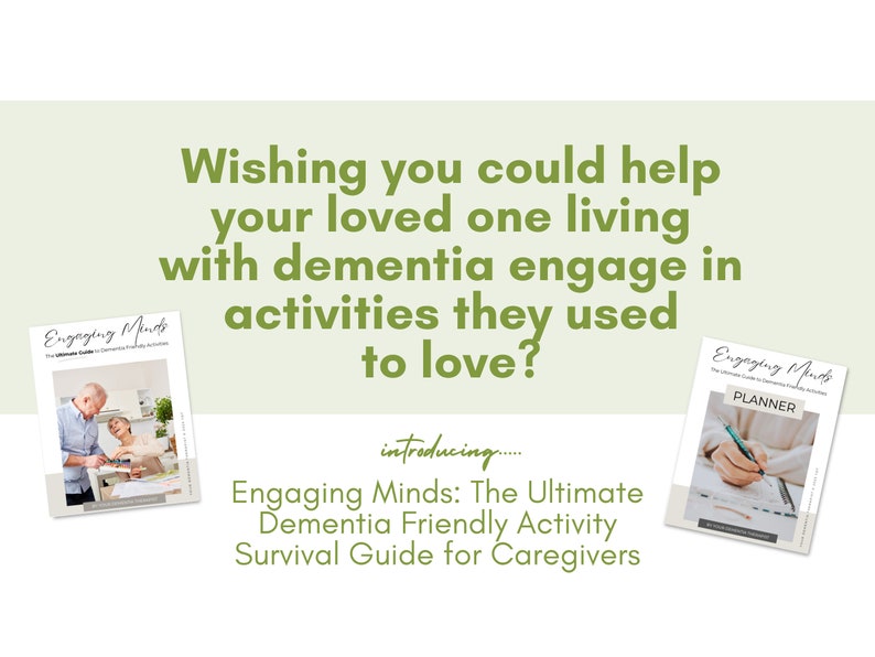 Dementia Activity Guide: Ebook & Planner Bundle (digital Download) - Etsy