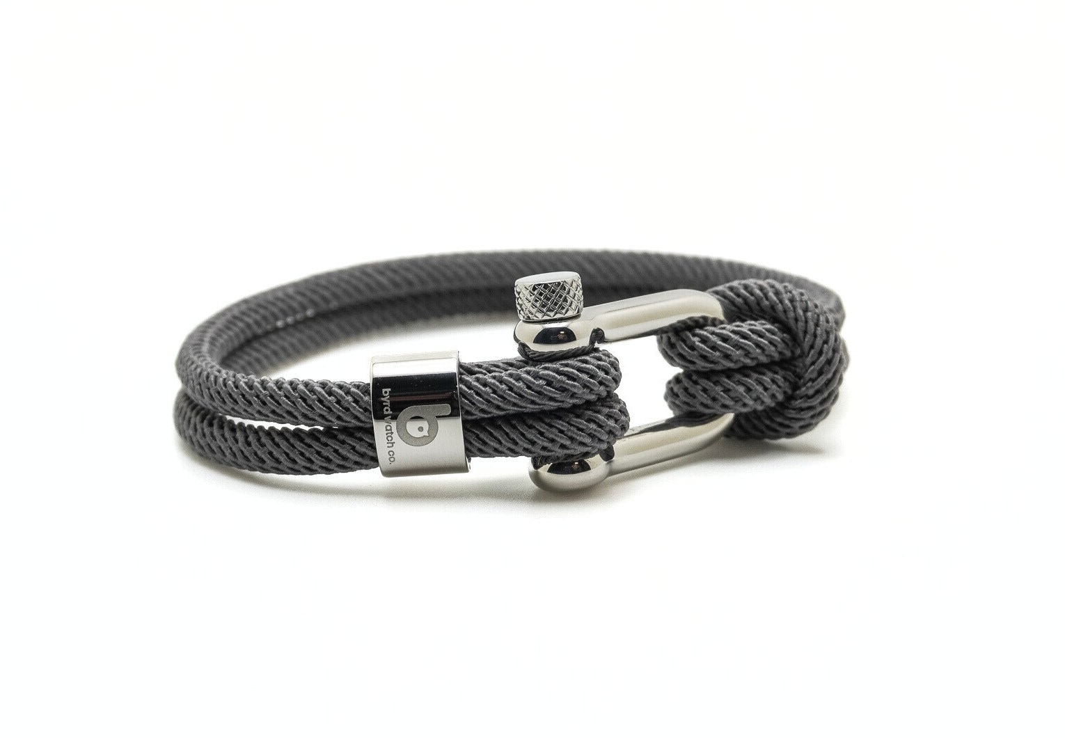 Shackle Bracelet, Mens Rope Bracelet, D-ring Bracelet, Steel Anchor ...