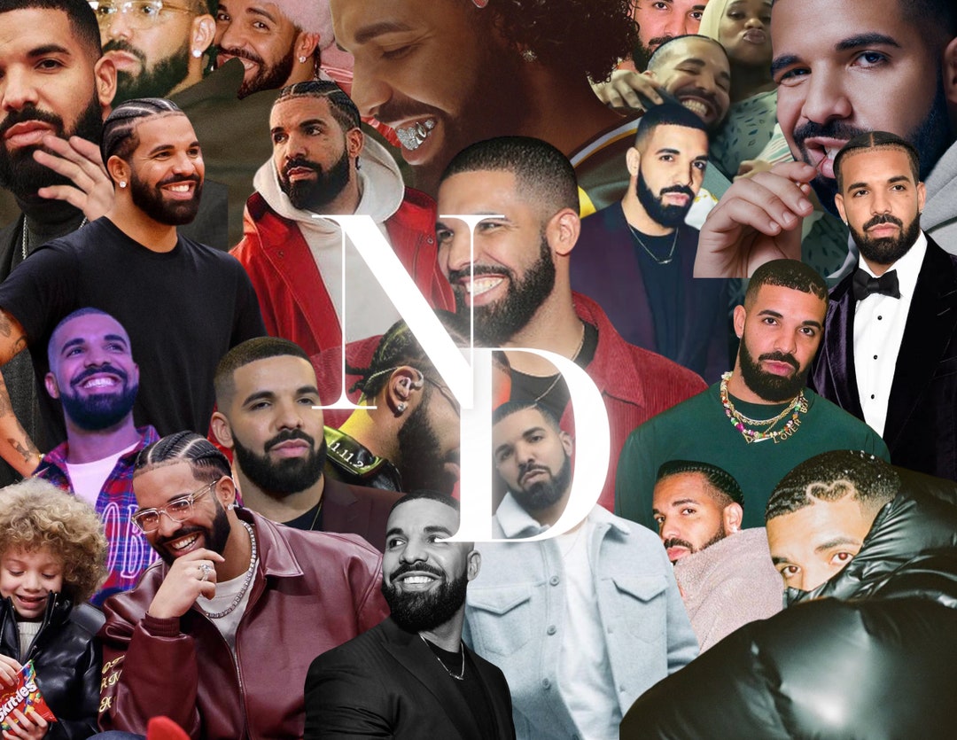 Drake Collage Sublimation Design - Etsy