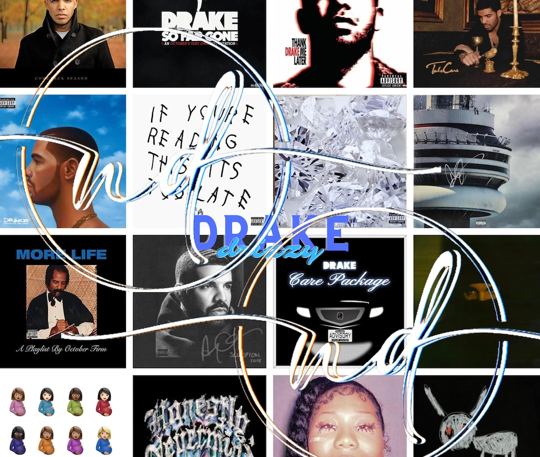 Drake - Album Collage 2024 - Etsy