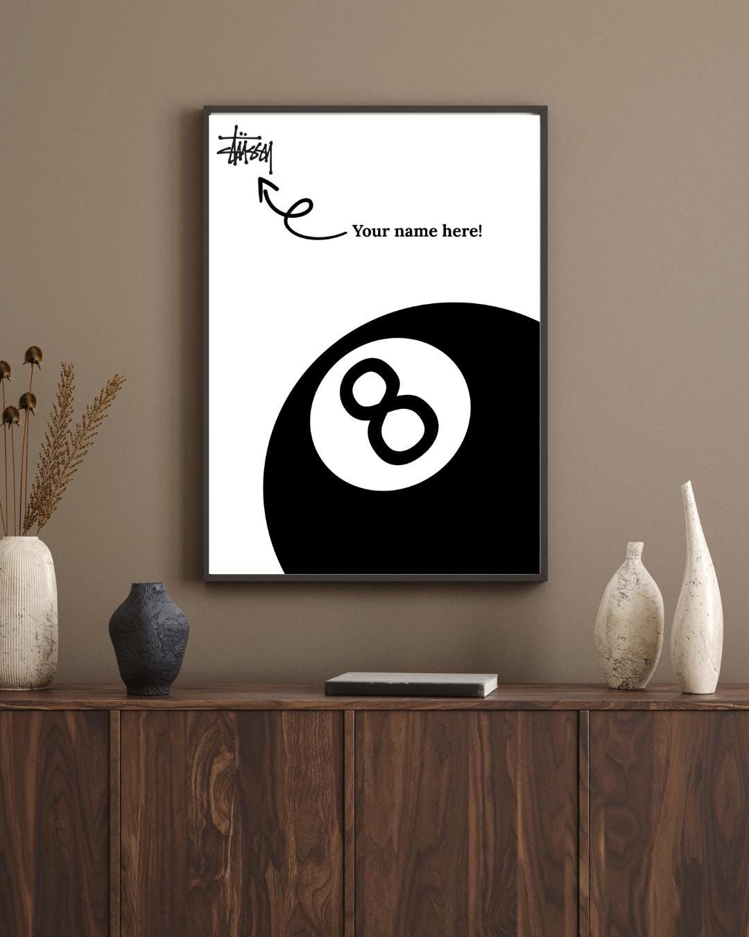Customizable Stussy Printable Digital Poster - Etsy