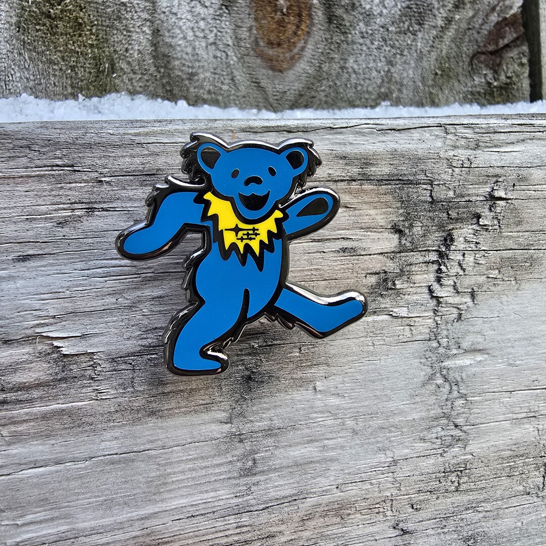 Subaru Dead Dancing Bear Pin 1.25" - Etsy