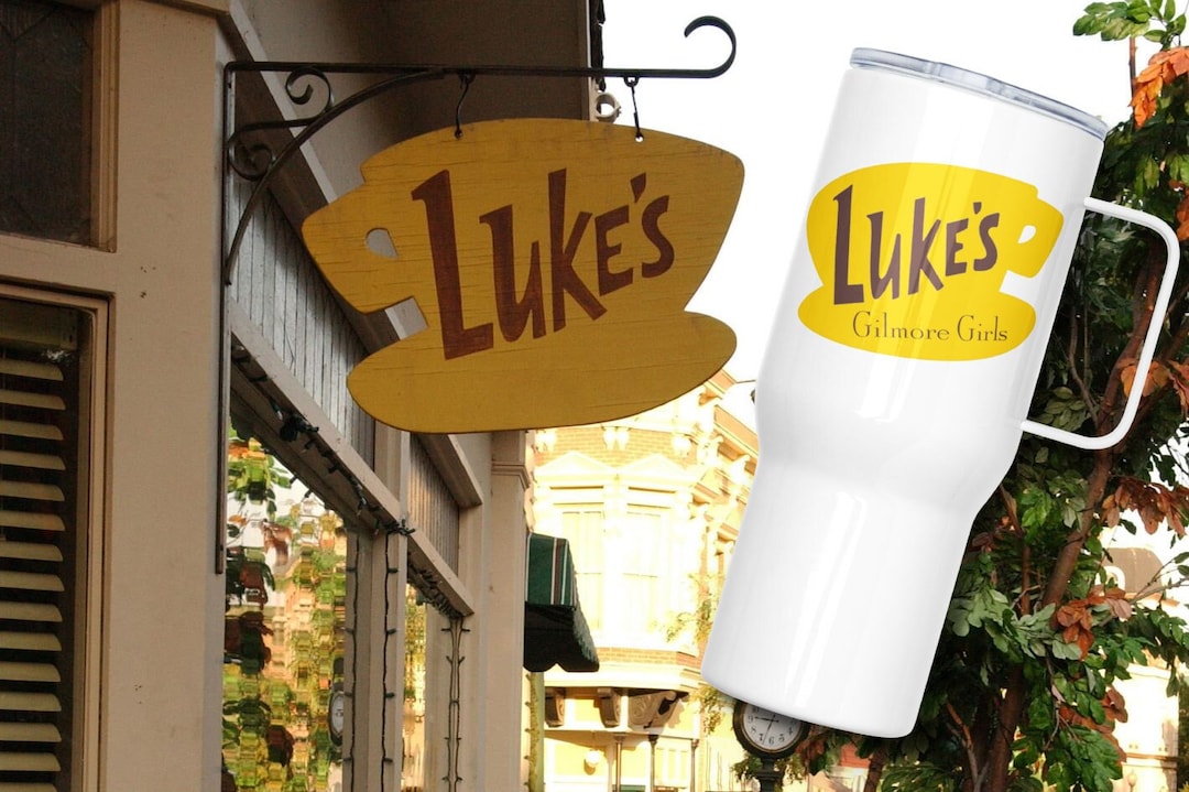 Gilmore Girls Merch - Lukes Diner Inspired Coffee Cup - Travel Mug With ...