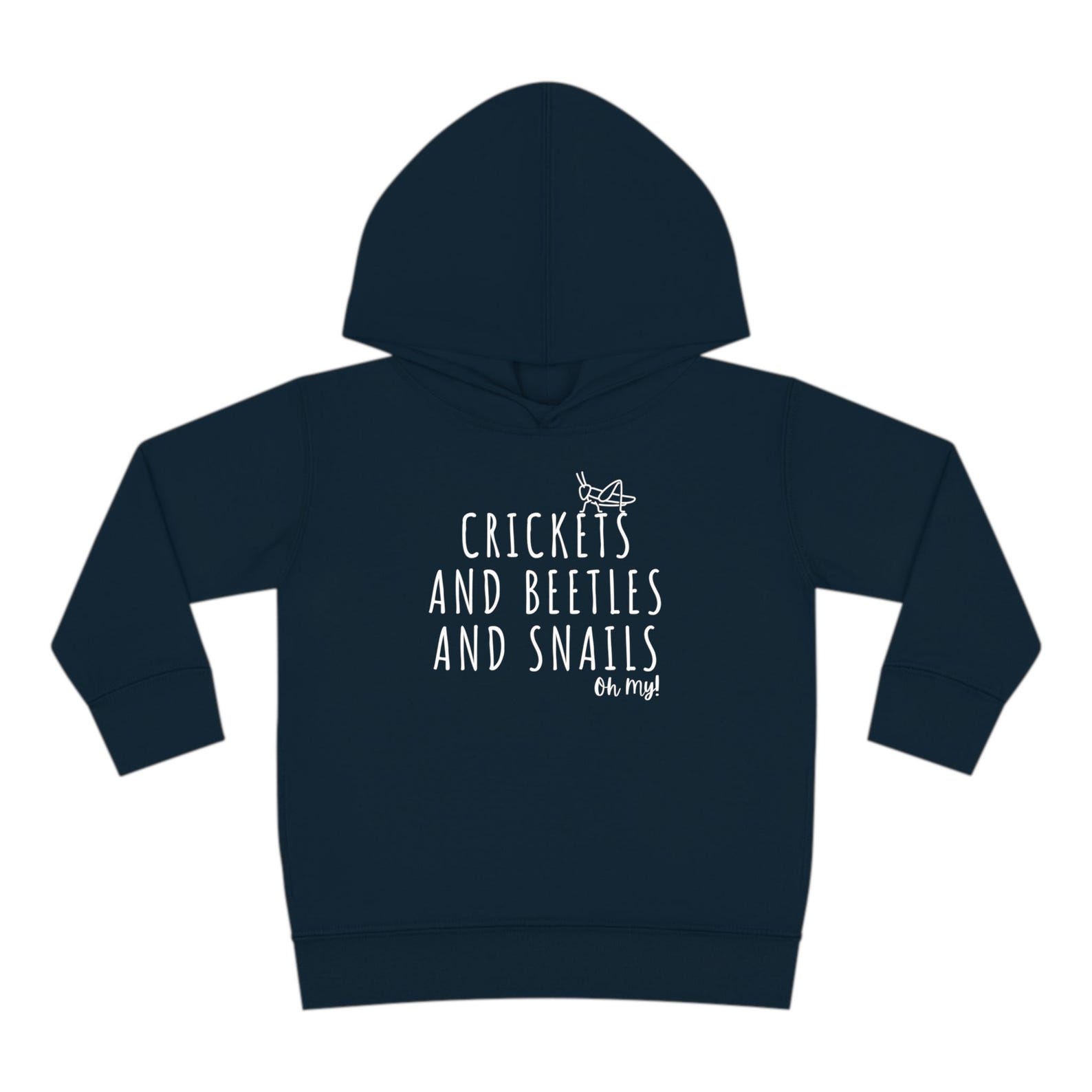 Cricket Beetles Snails Hoodie, Toddler Hooded Sweatshirt, Bug Shirt ...