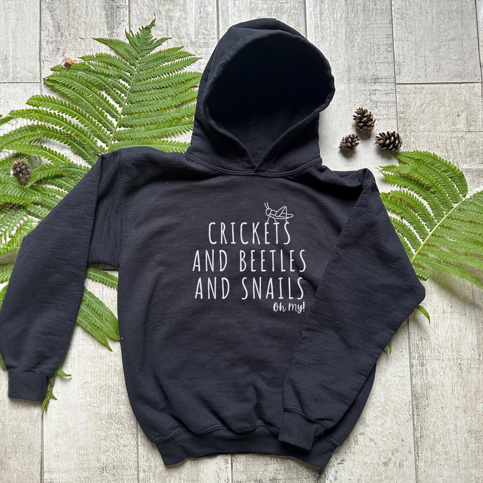 Cricket Beetles Snails Hoodie, Toddler Hooded Sweatshirt, Bug Shirt ...