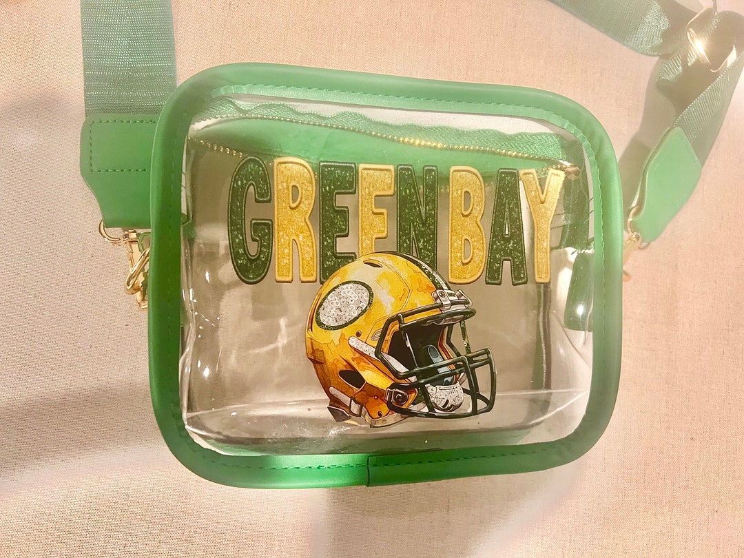 Packers Gameday Bag Clear Bag Football Purse Clear Football Bag Packer ...