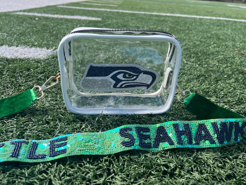 Super Bowl Champions -seahawks Stadium Approved Clear Bag With Bling ...